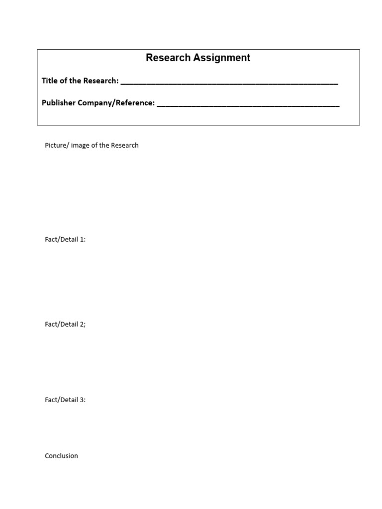 Research Template | PDF