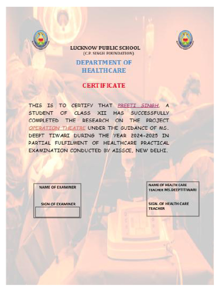 Healthcare Project | PDF