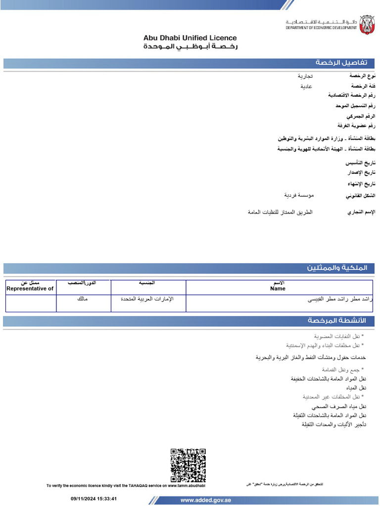 TMGT Updated Trade License 28-08-2025 | PDF