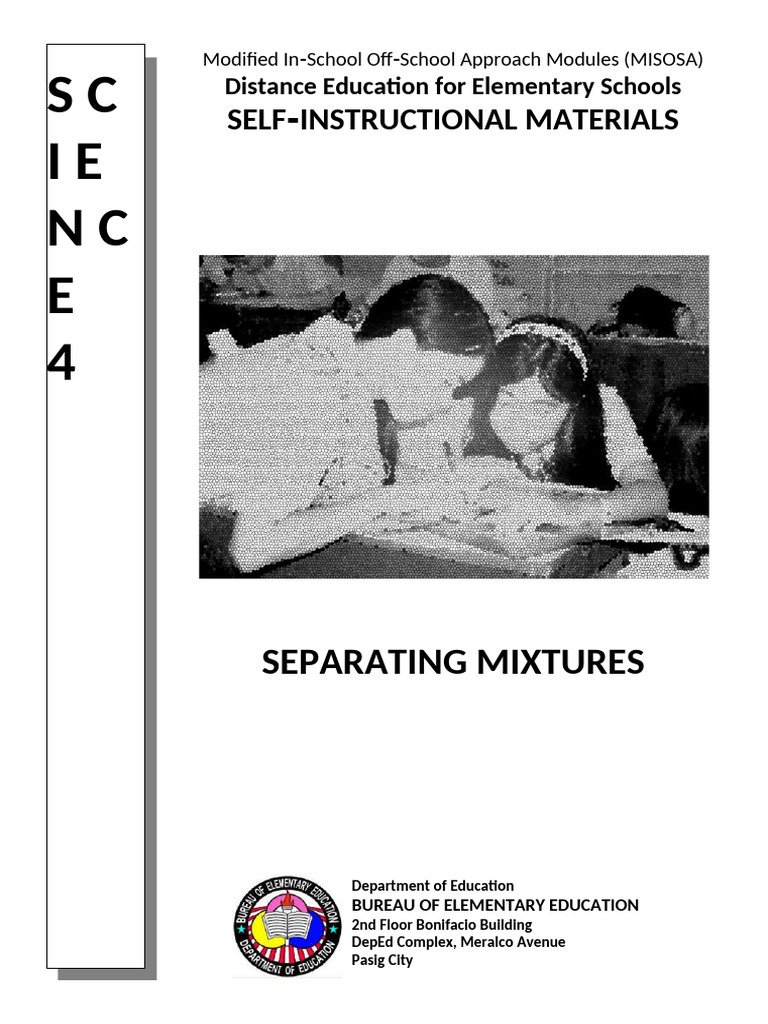 19 - Separating Mixtures | PDF | Filtration | Mixture