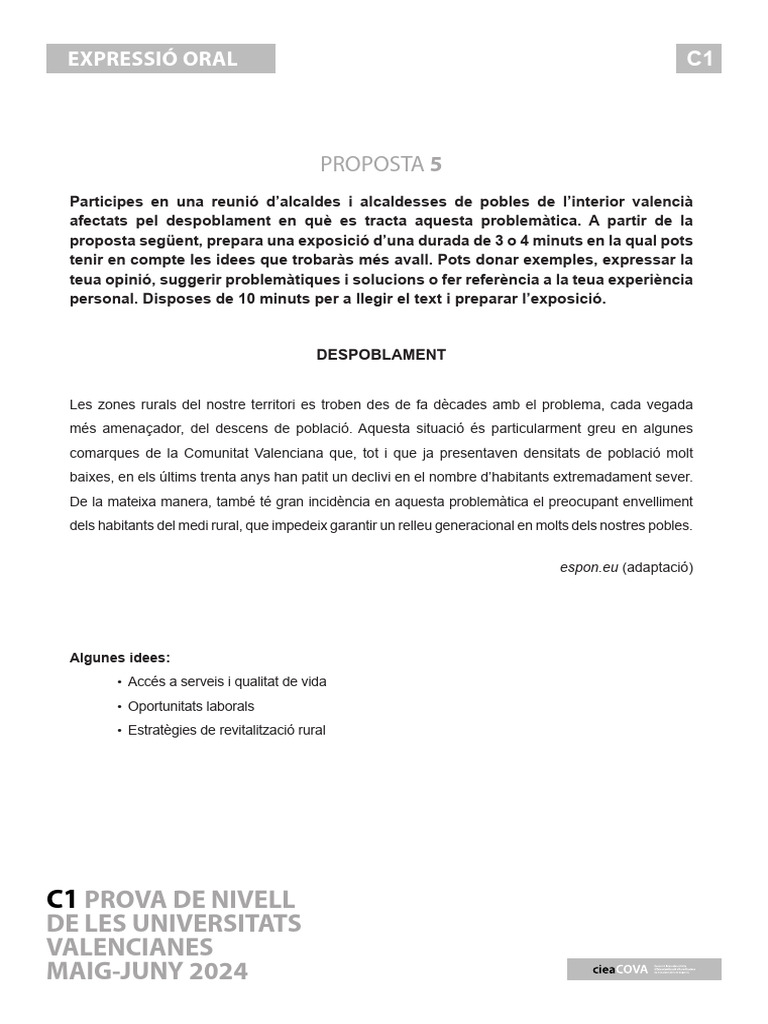 C1 Eo Maig Juny 2024 5 | PDF