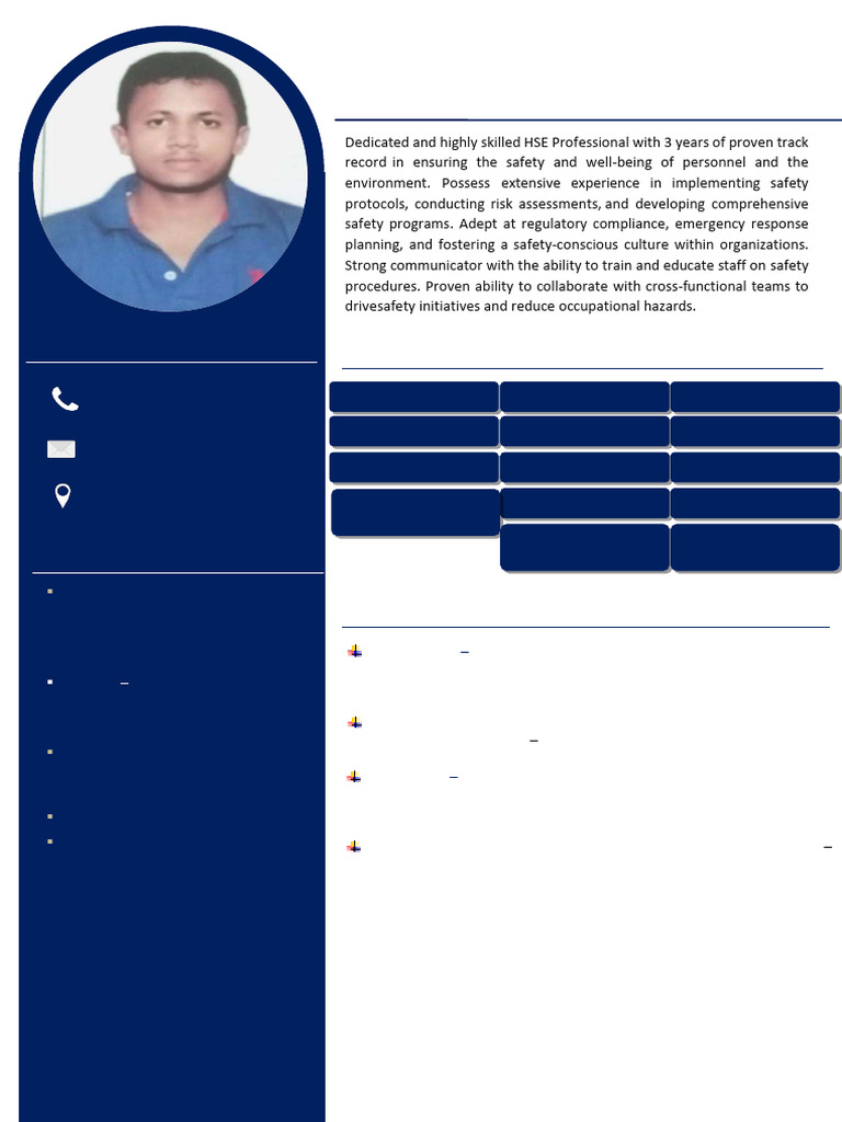 Mahmud Alam CV | PDF | Occupational Safety And Health | Safety