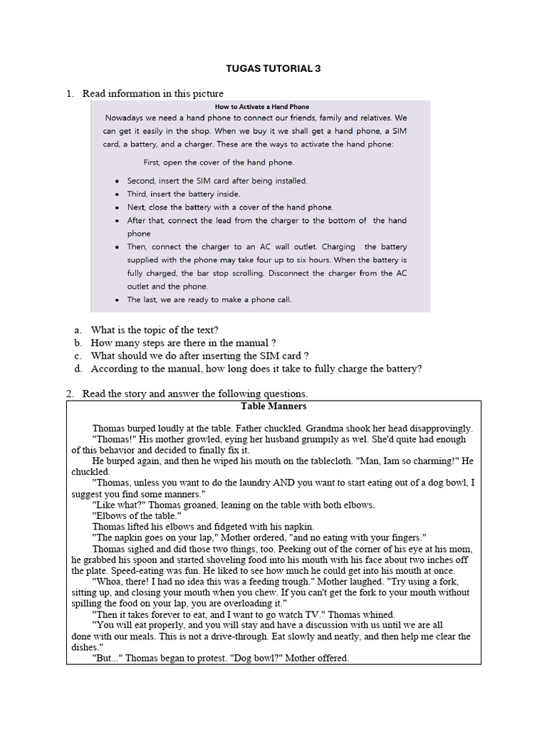 Tugas Tutorial 3 | PDF