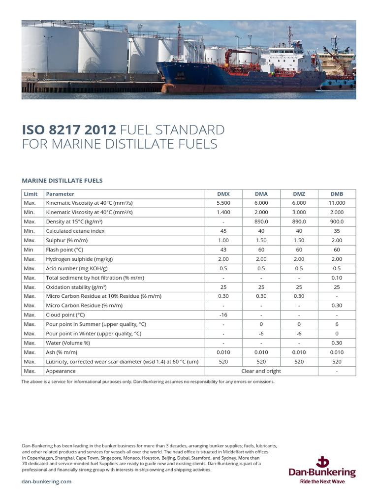 Iso 8217 2012 | PDF | Fuel Oil | Chemical Substances