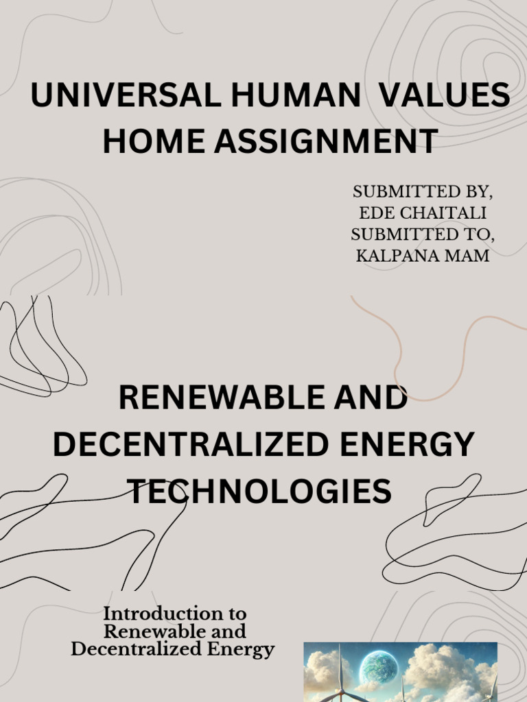 Uhv Assignment | PDF | Biofuel | Renewable Energy