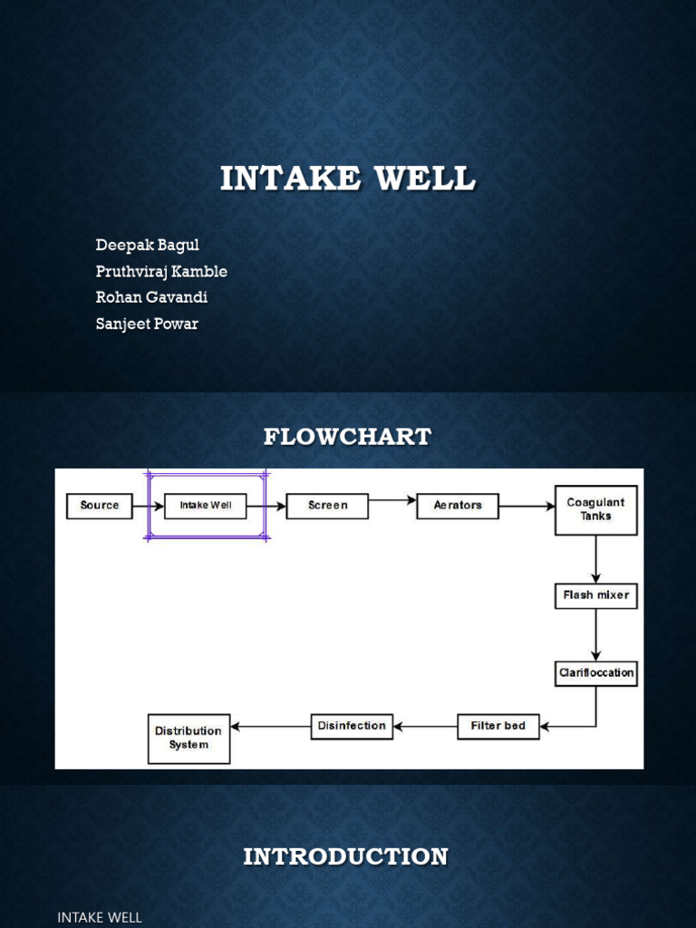 Intake Well | PDF | Water | Water Pollution