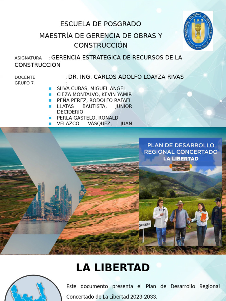 PDRC La Libertad G7 Plantilla KCM | PDF | Gobernancia | Empleo