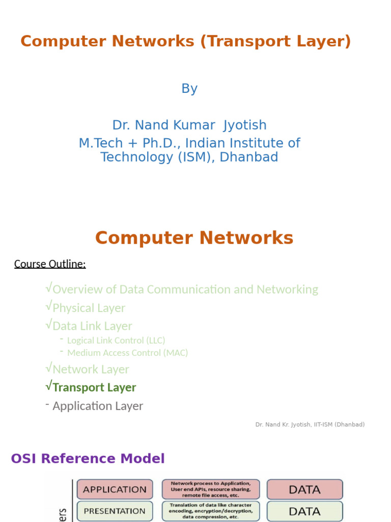 Unit - 5 (Transport Layer) | PDF | Transmission Control Protocol | Port (Computer Networking)