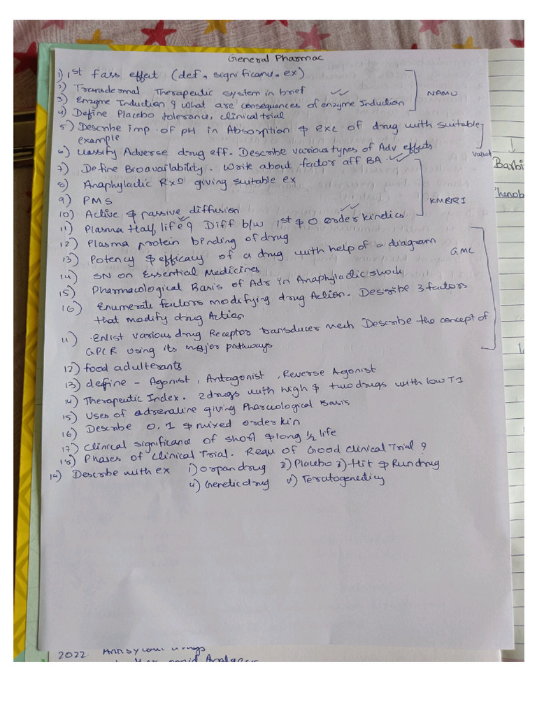 Pharmac Paper 1 Prelims Compile | PDF