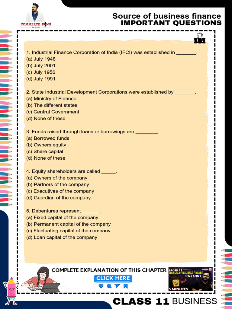 Sources of Business Finance Explained | PDF | Preferred Stock | Dividend