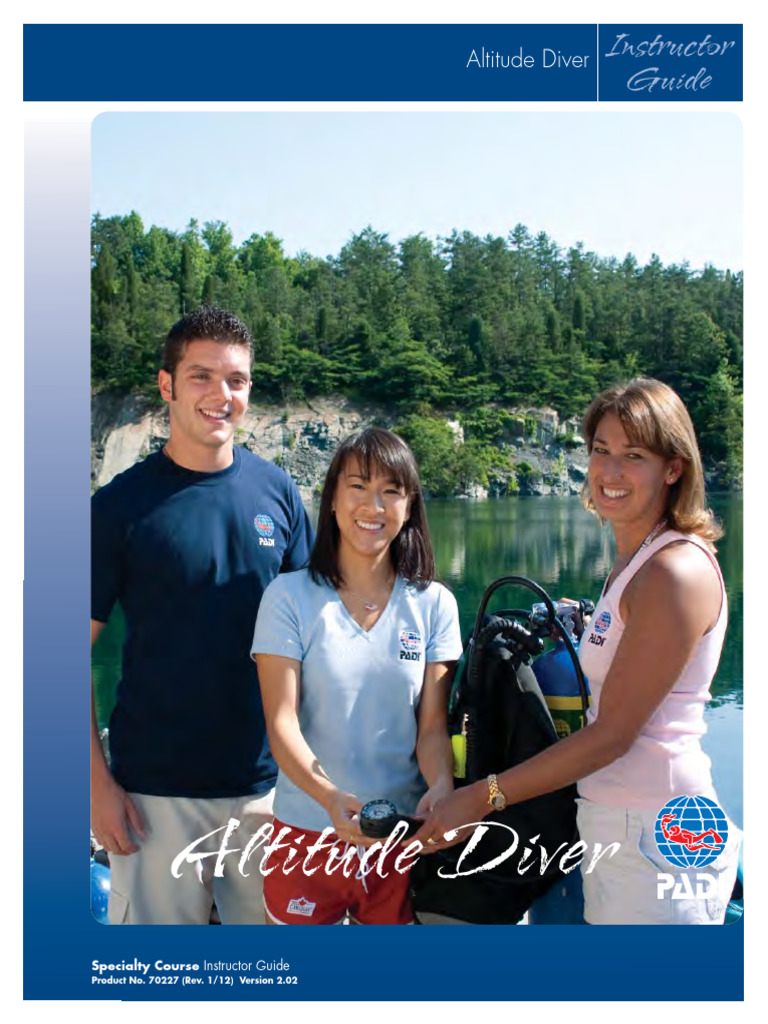 Altitude Diver | PDF | Underwater Diving | Scuba Diving