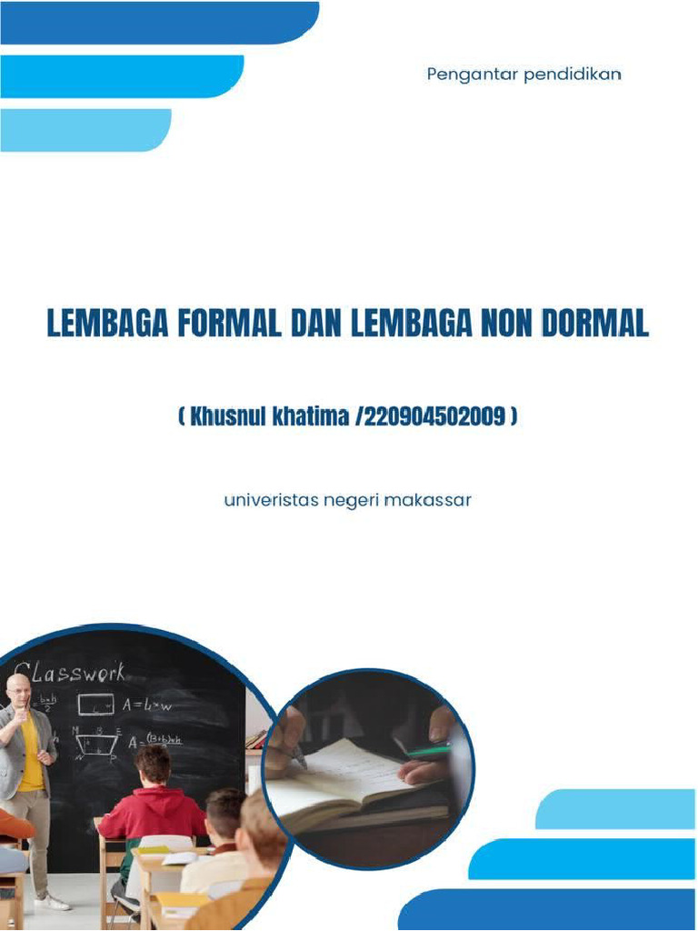 Lembaga Formal Dan Non Formal | PDF