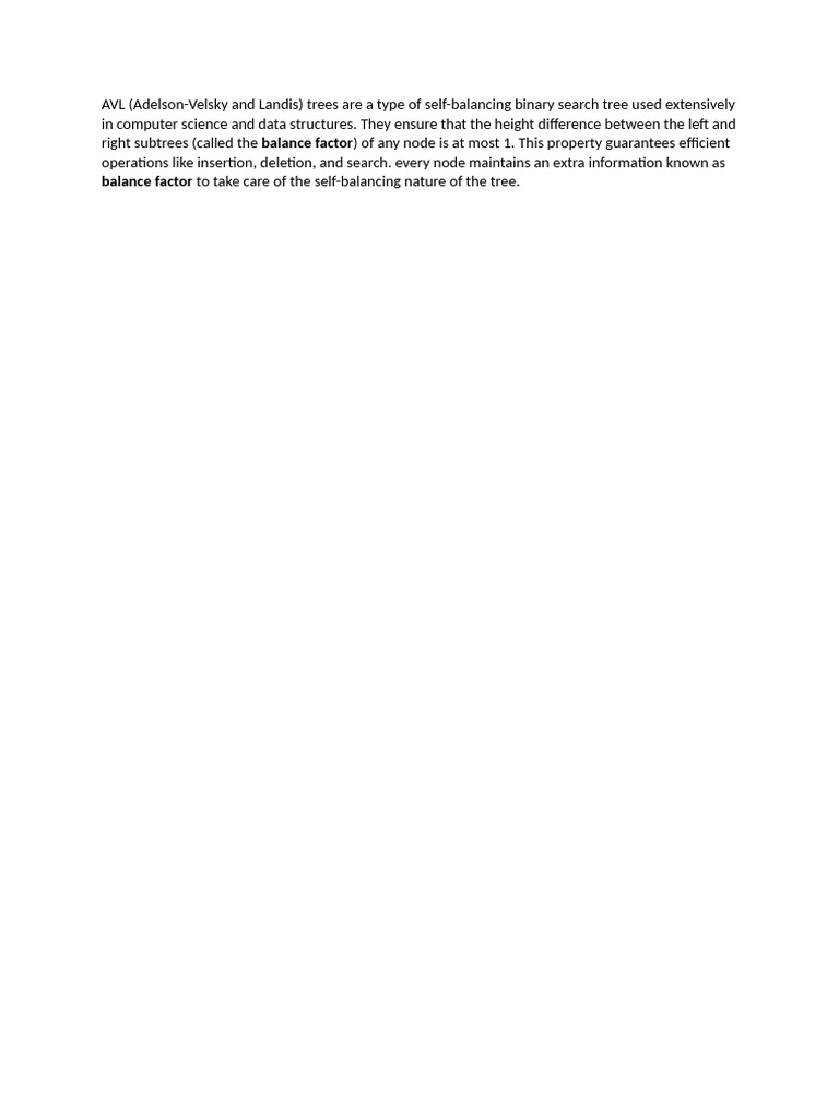 Balance Factor Balance Factor | PDF