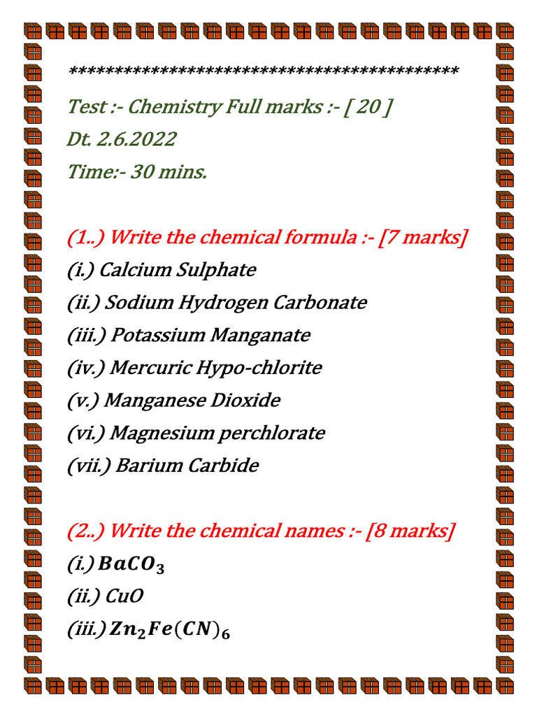 Chem@t | PDF