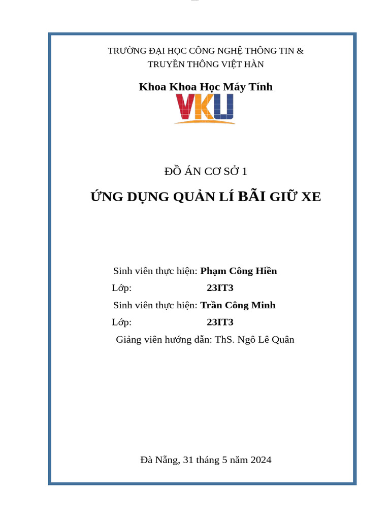 Bao Cao Do An Co So 2 | PDF