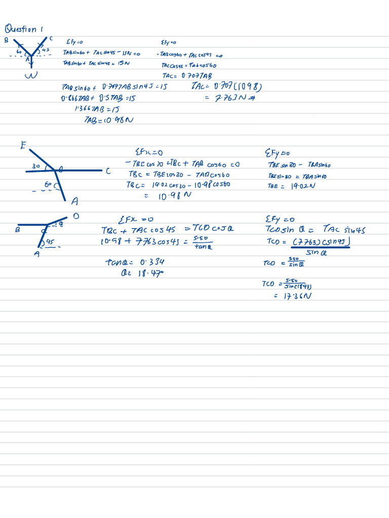 Statics Assignment 1 | PDF