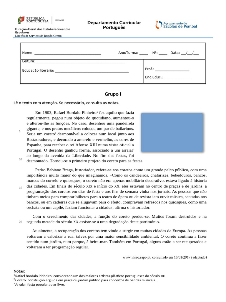 A História dos Coretos em Portugal | PDF | Portugal | Trindade