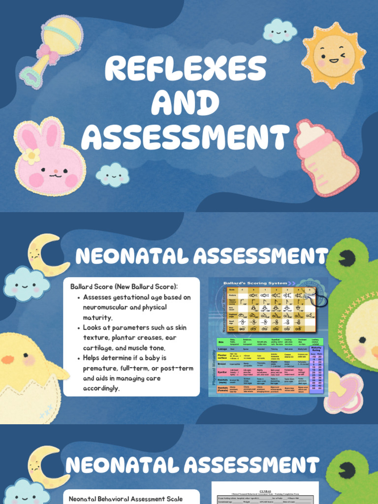 Reflexes and Physical Assessment | PDF | Infants | Clinical Medicine