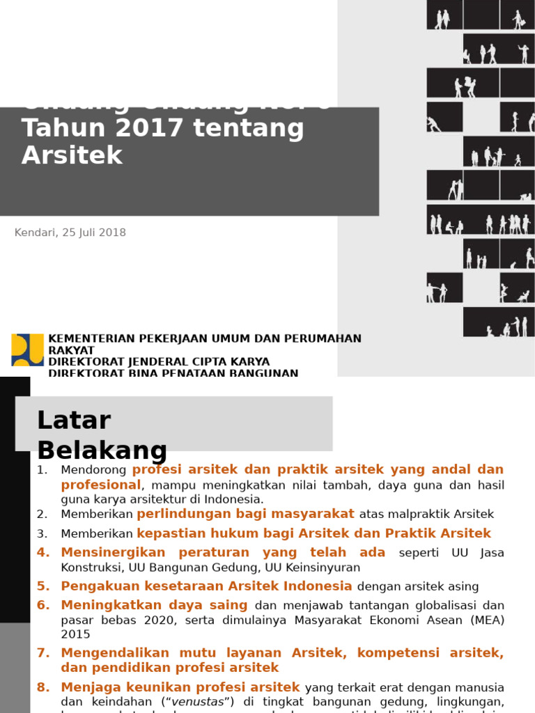 UU No. 6 Tahun 2017 Tentang Arsitek | PDF