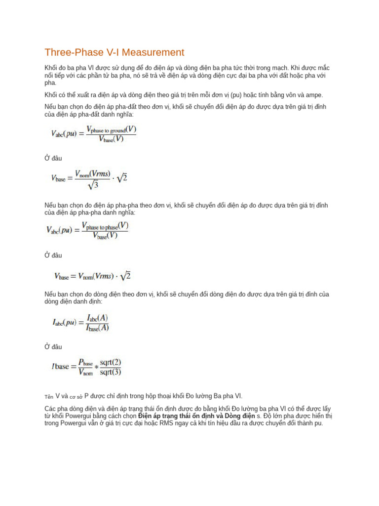 Three Phase | PDF