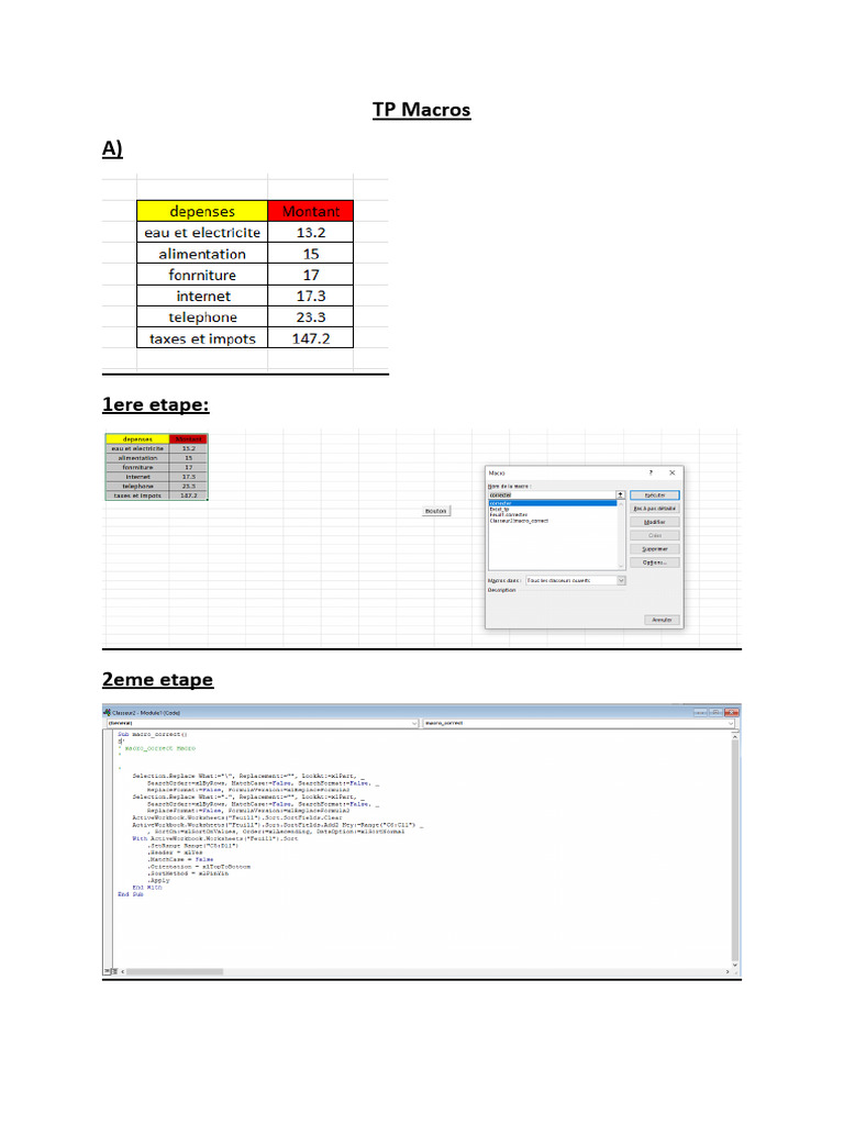 TP Macros - Issam - Mouhala - Mgsi - G2 | PDF