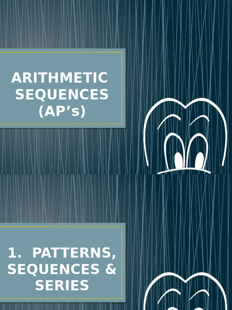 Arithmetic & Geometric Sequences | PDF | Elementary Mathematics | Arithmetic