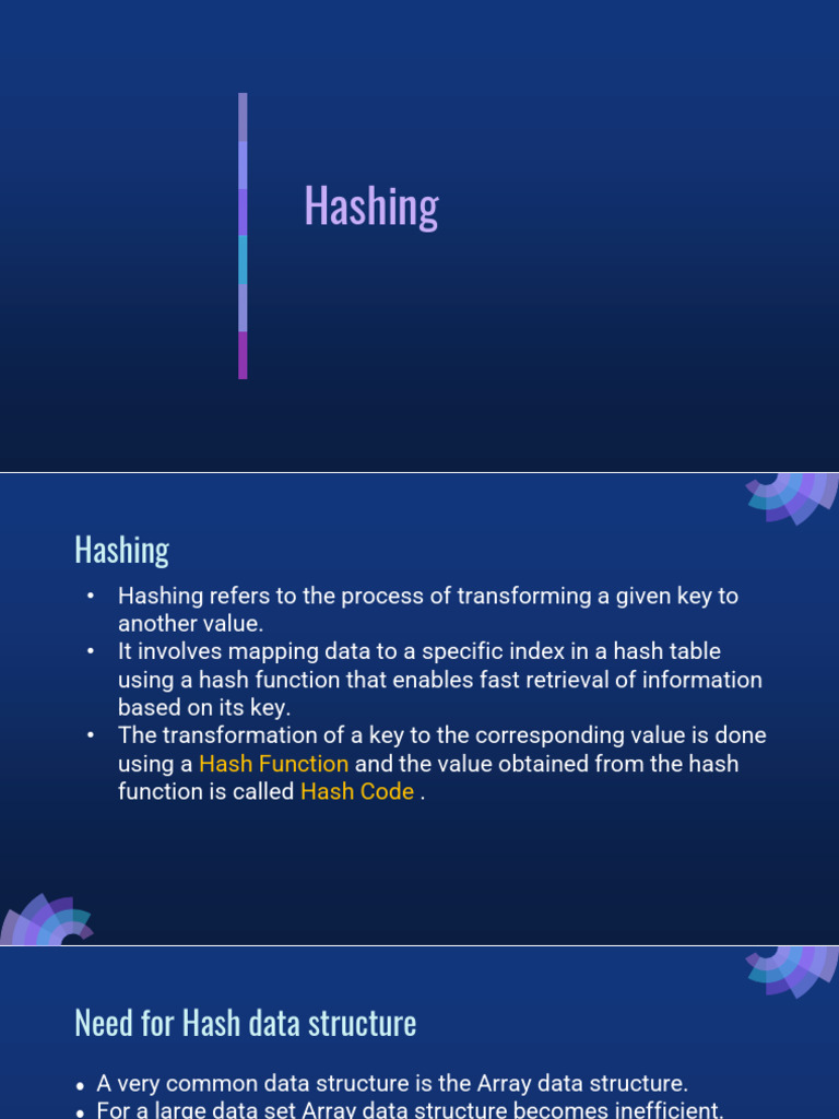 Hashing | PDF | Computer Data | Mathematics Hashing | PDF | Computer Data | Mathematics