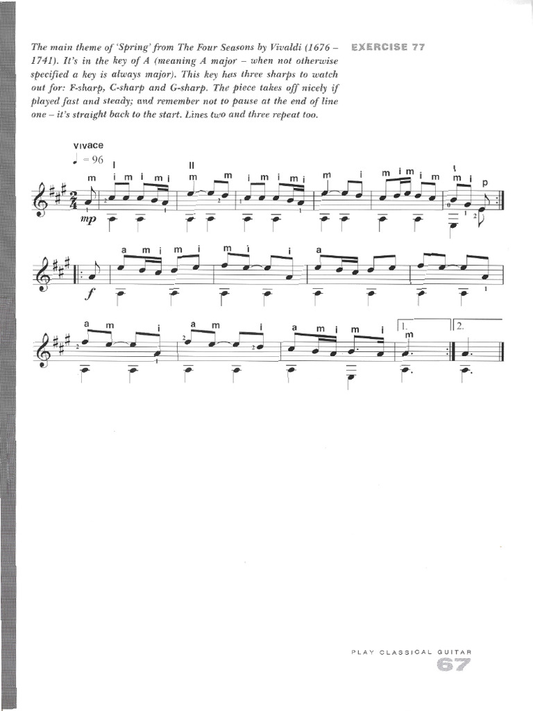 A.Vivaldi - Spring | PDF