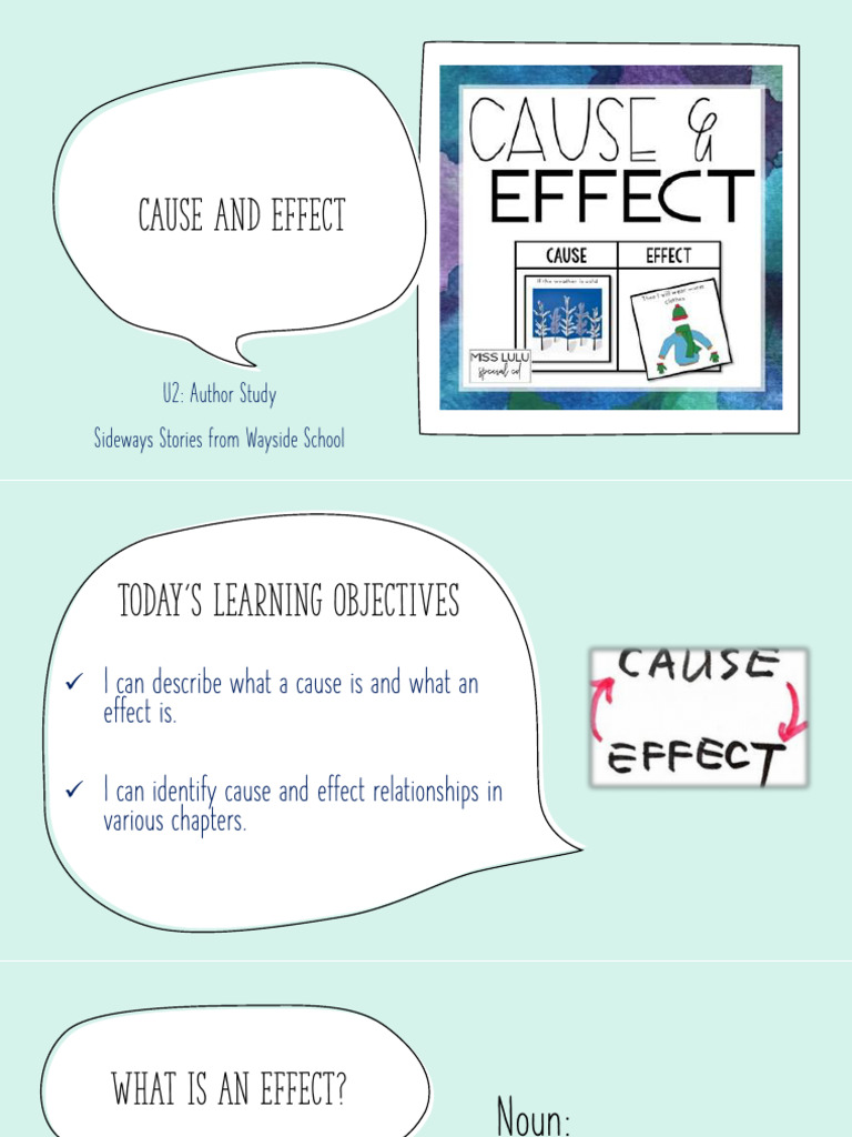 Understanding Cause and Effect in Literature | PDF