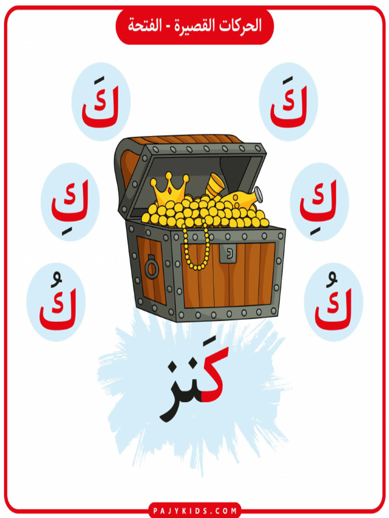 تعليم حروف العربية للاطفال - حرف الكاف (ك) | PDF