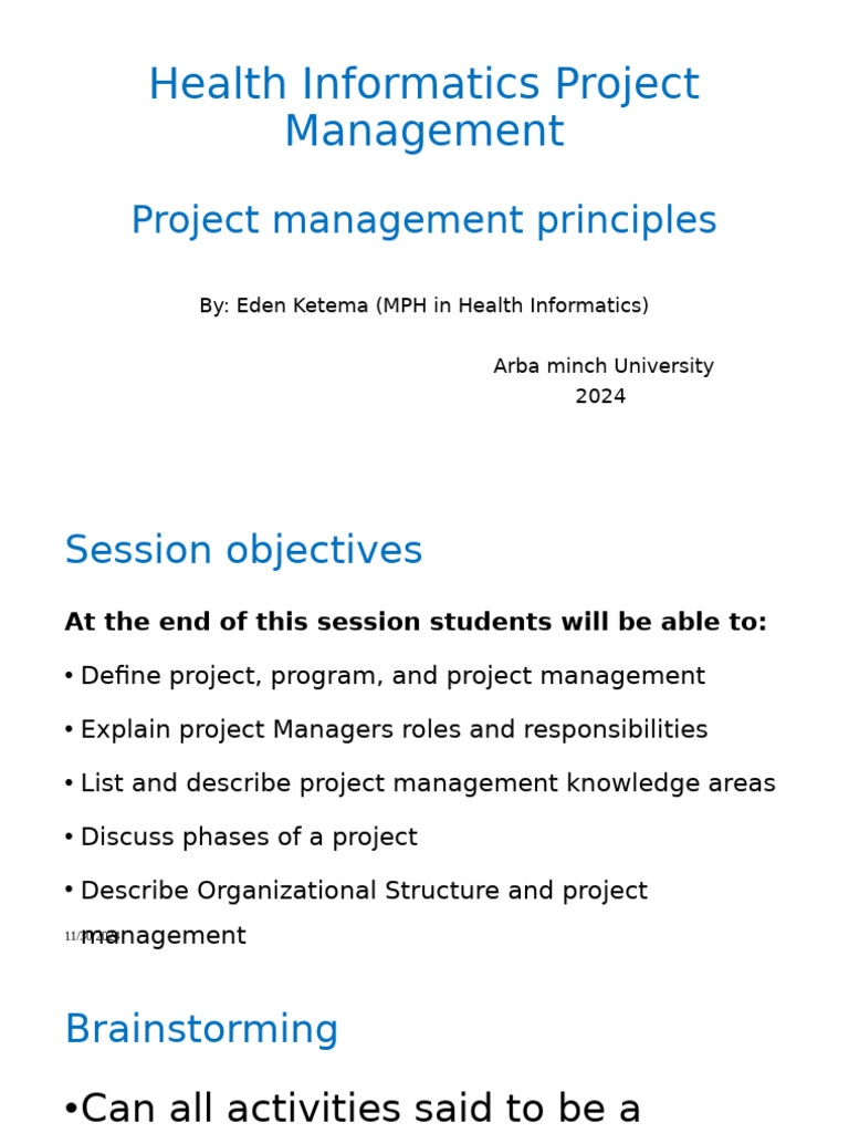Chapter 1 | PDF | Organizational Structure | Project Management