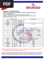 Technical Specifications - ASTM A27 Grade 70-40 | PDF | Steel | Alloy