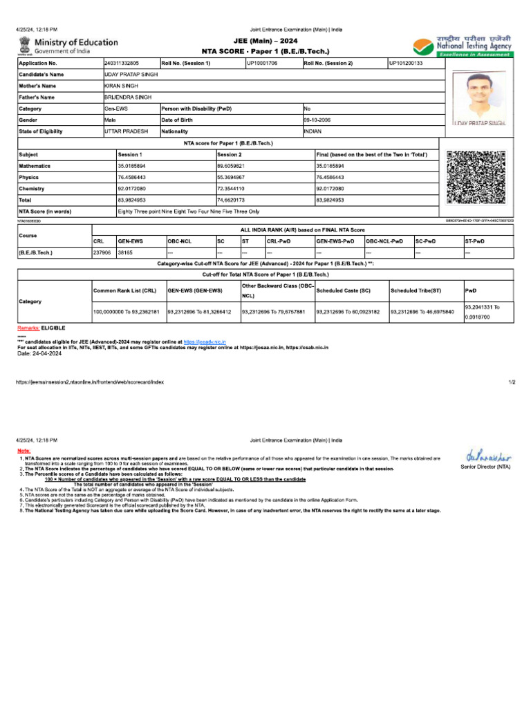 NEW SCORE CARD - Compressed | PDF