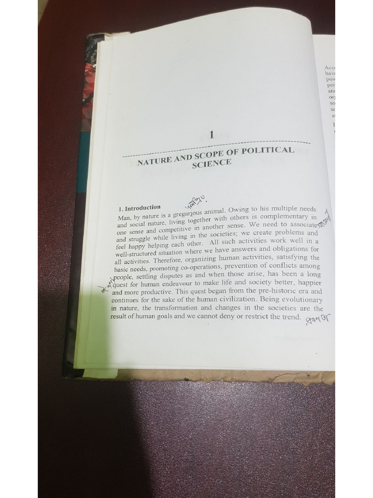 Nature Definition and Scope of Political Science | PDF