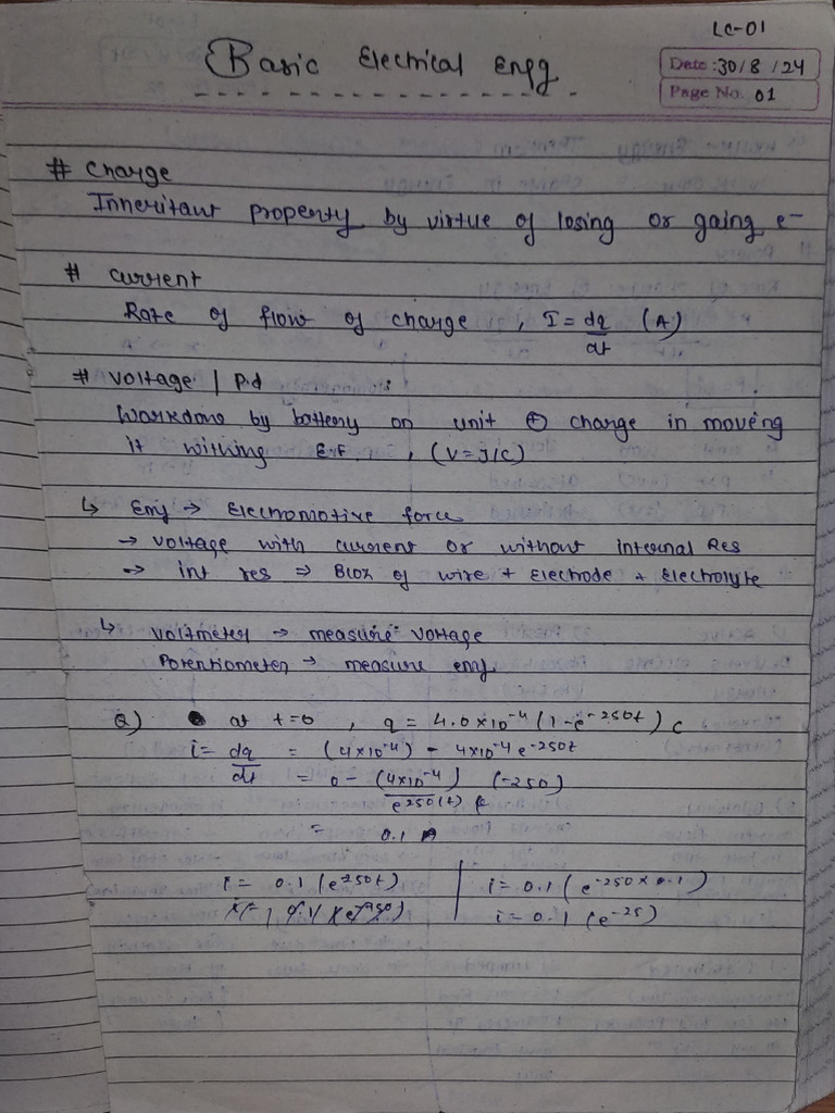 Bee Notes Handwritten Pdf