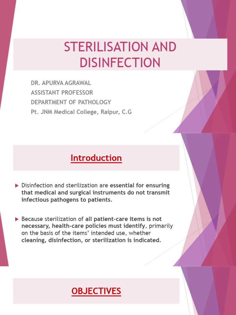 Sterlization and Disinfection | PDF | Sterilization (Microbiology) | Disinfectant