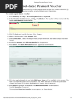 Managing Post Dated Checks in Accounting | PDF | Payments | Banks