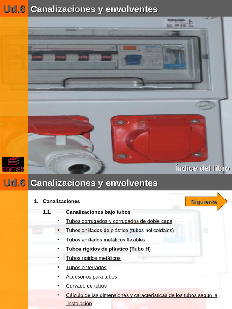 Ud6 Instalac Electricas Interiores | PDF | Ingenieria Eléctrica | Bienes manufacturados