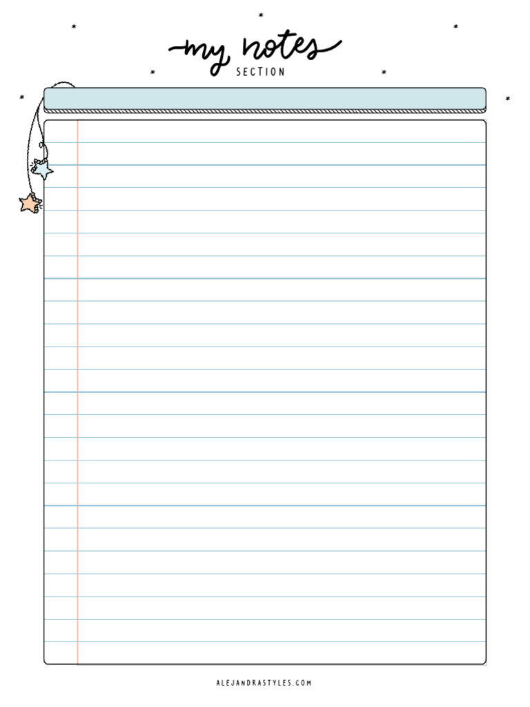 My Print Notes | PDF