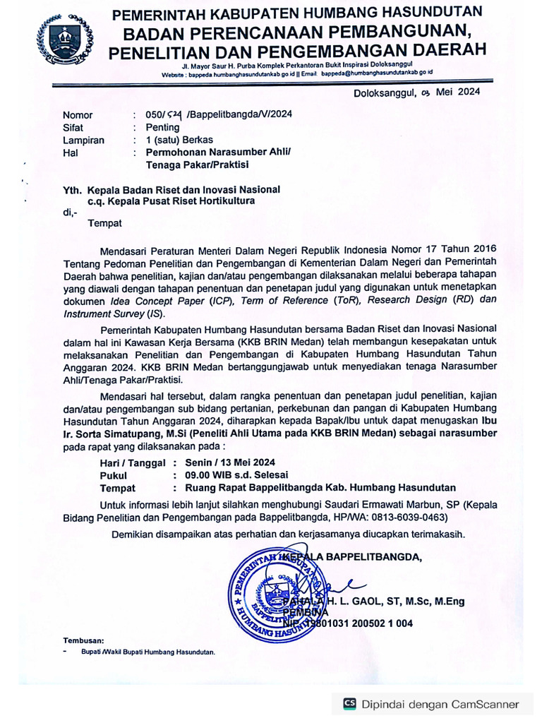 Und. Ibu Sorta Simatupang | PDF