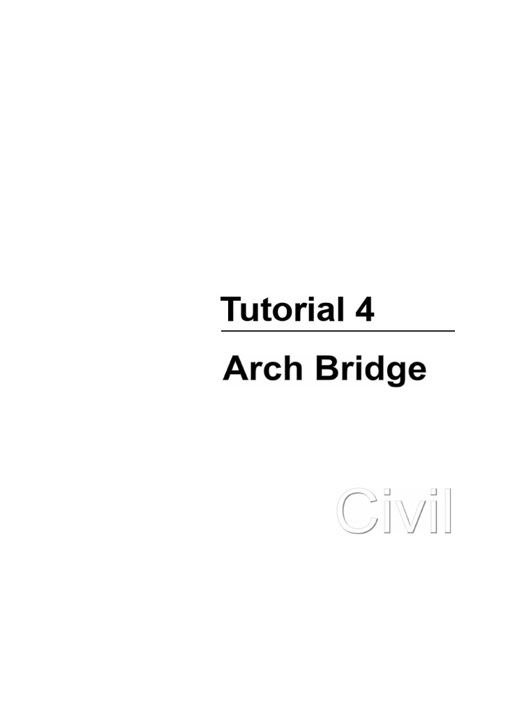 Tutorial 04. Arch Bridge As Per AASHTO | PDF | Structural Analysis | Bridge