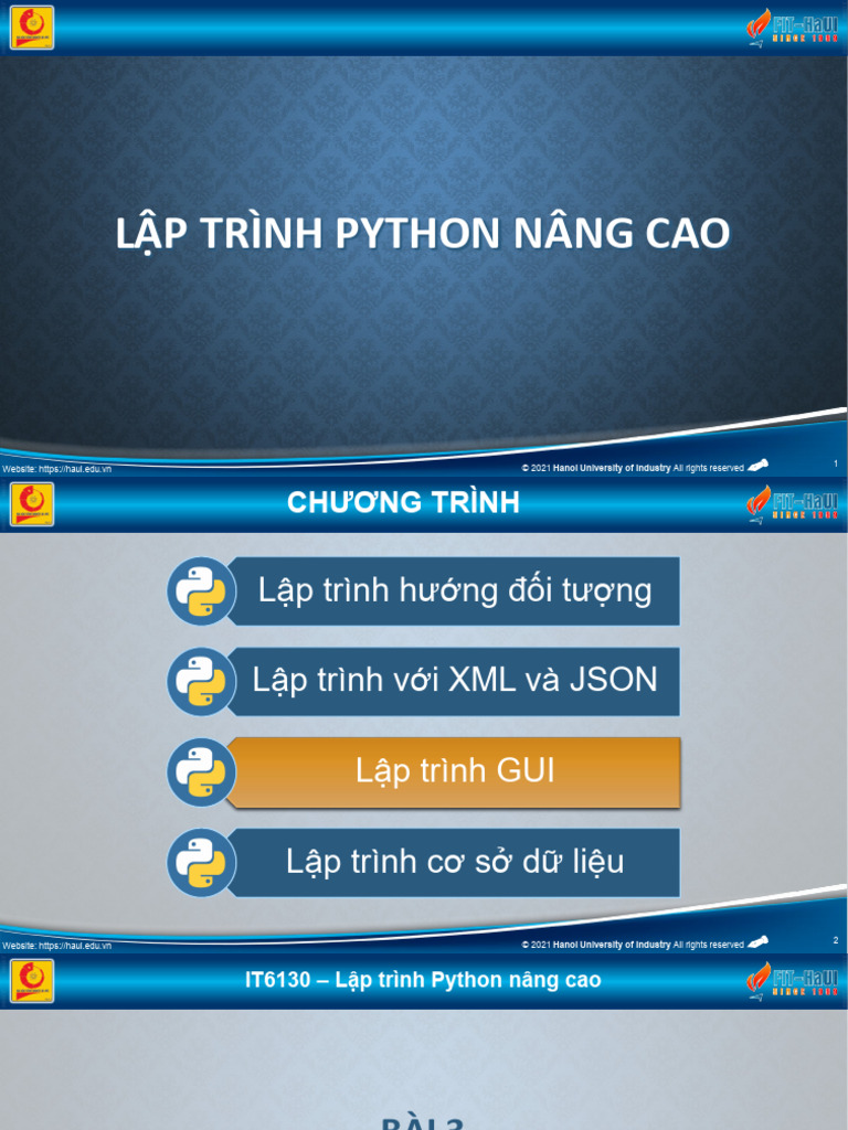 IT6130 - Bai 3 Lap Trinh GUI - Phan 1 | PDF