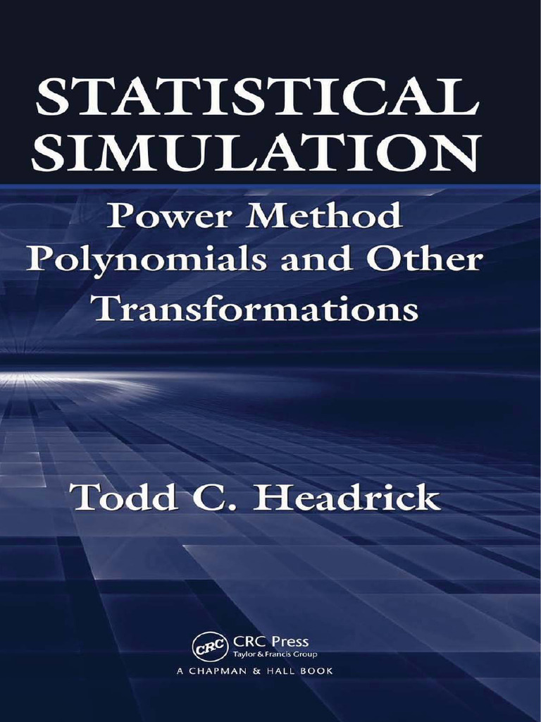 Statistical Simulation - Power Method Polynomials and Other Transformations - PDF Room | PDF ...