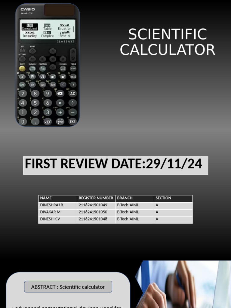 Scientific Calculator | PDF | Function (Mathematics) | Calculator