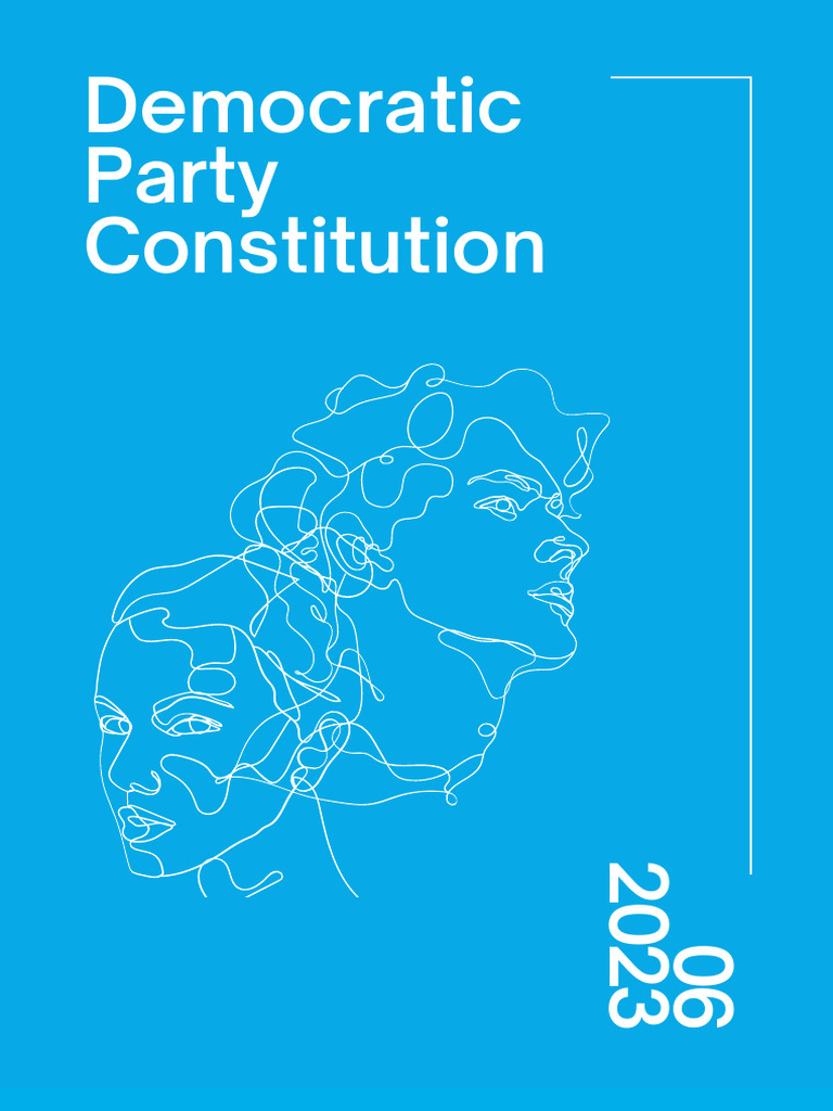 Updated - Constitution of The Democratic Party (06 - 2024-) | PDF ...
