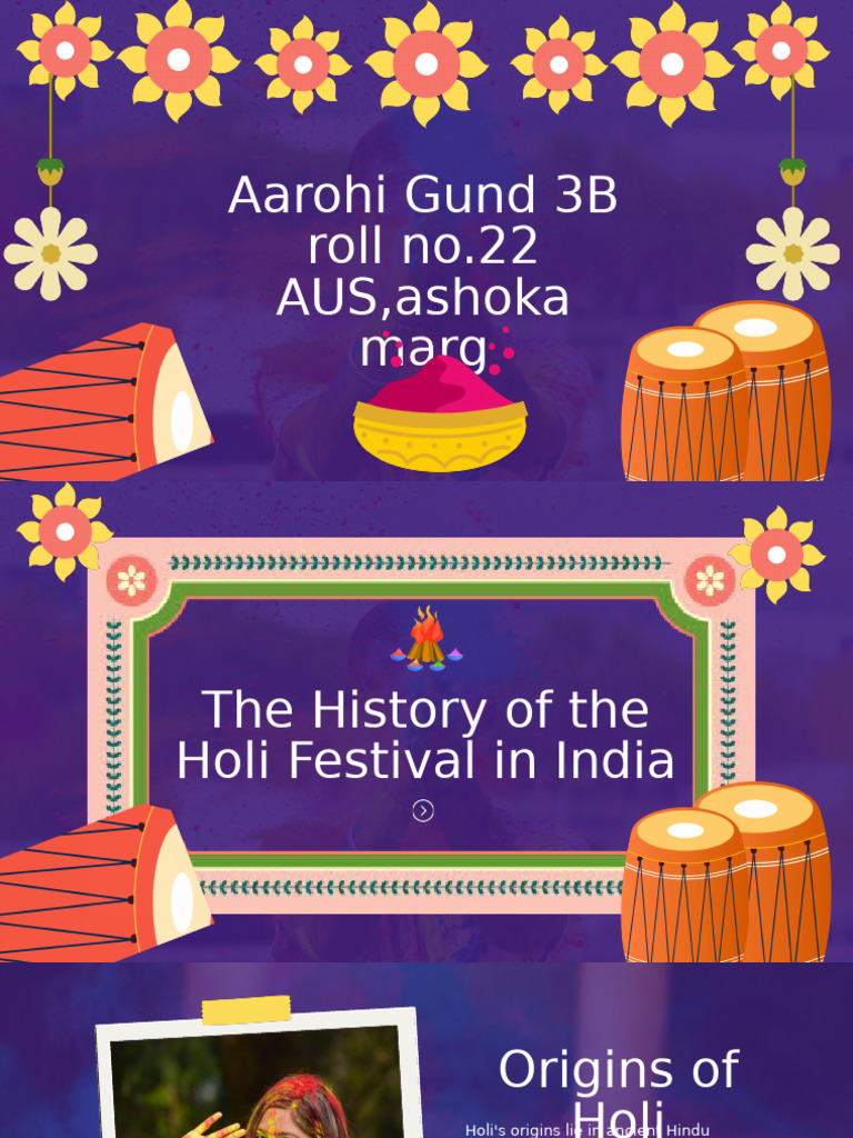 History and Significance of Holi | PDF