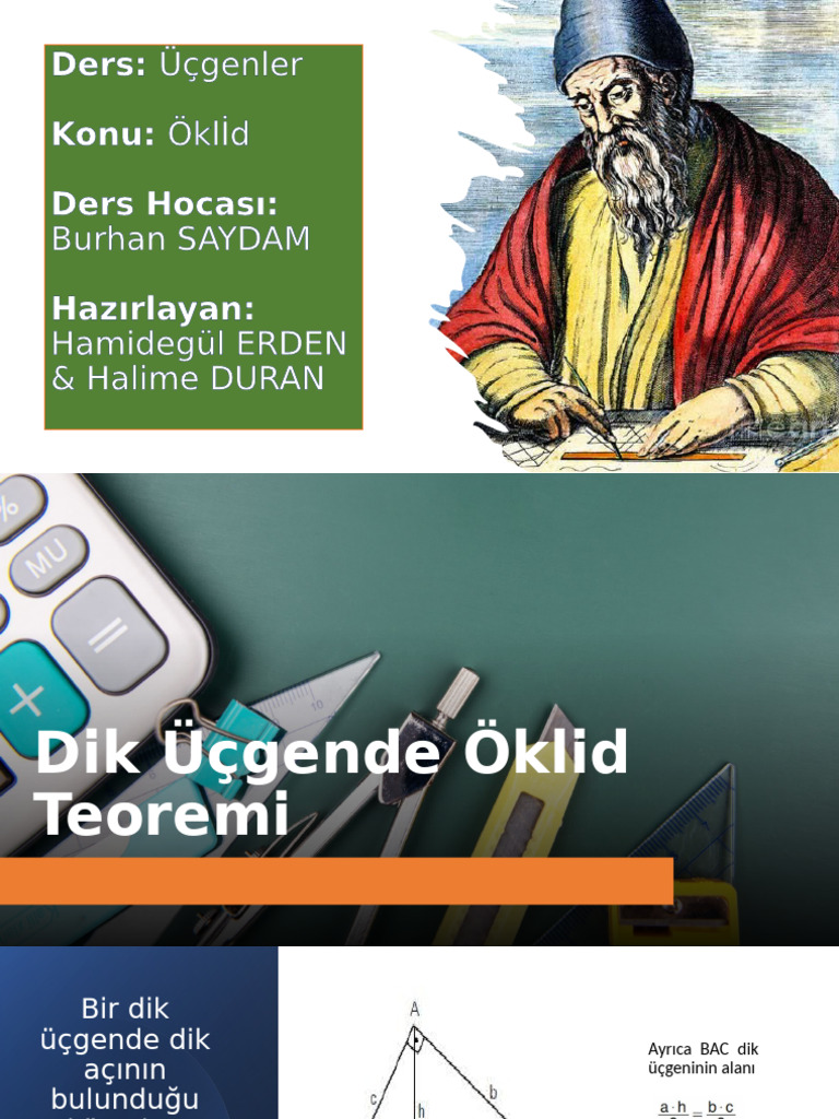 Ökli̇d Teoremi̇ | PDF
