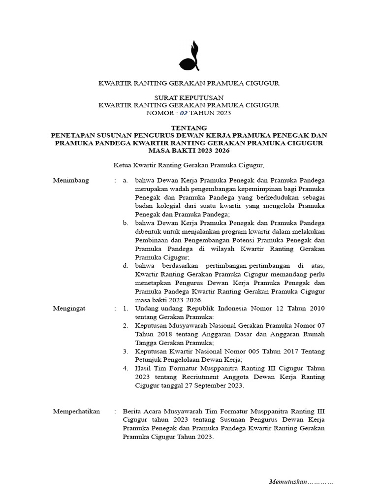 SK DKR 2023-2026 | PDF