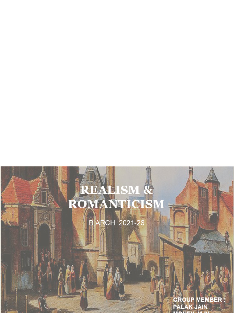 Romanticism | PDF | Realism (Arts) | The Arts