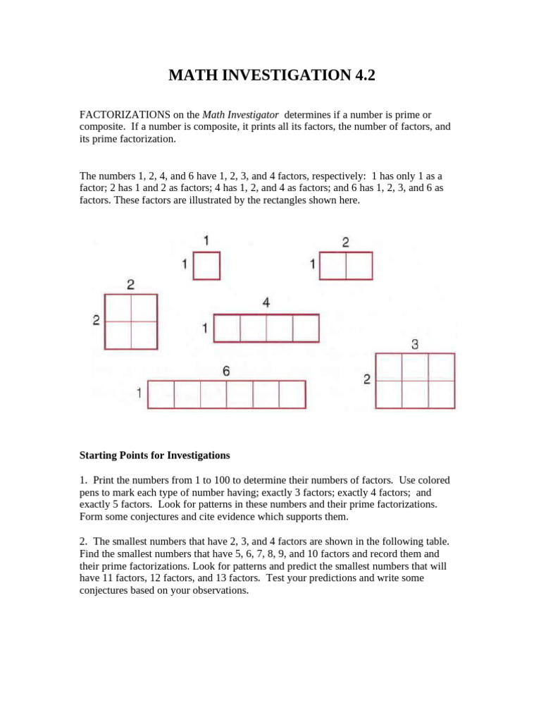 Mathinvestigation4 2 | PDF